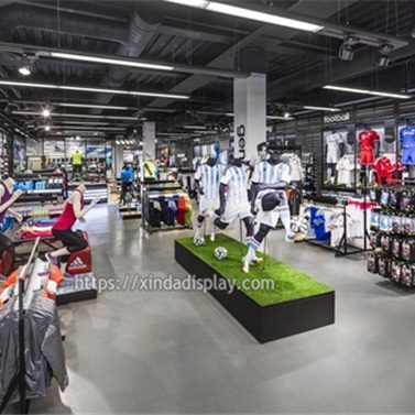 Tailor Made Retail Sports Shop Design Retail Display Store Fixtures ...